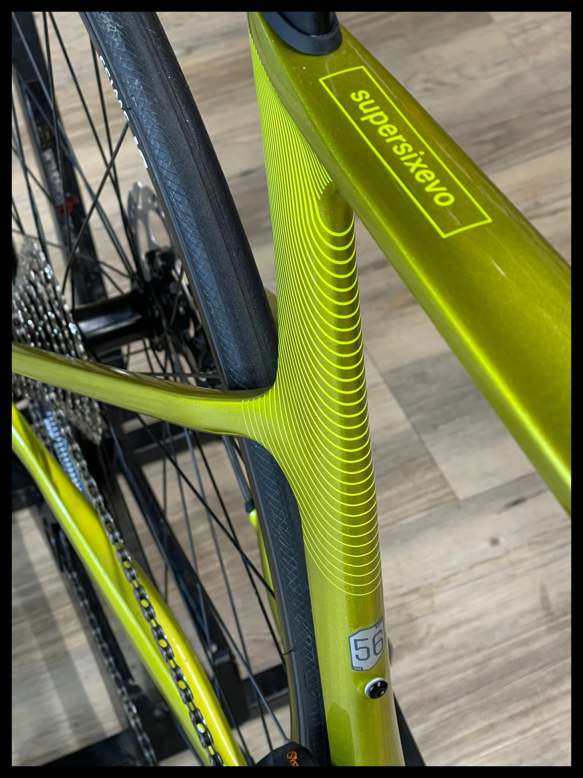 2024 CANNONDALE SUPERSIX EVO 3 DISC Mens Carbon Road bike in Gree